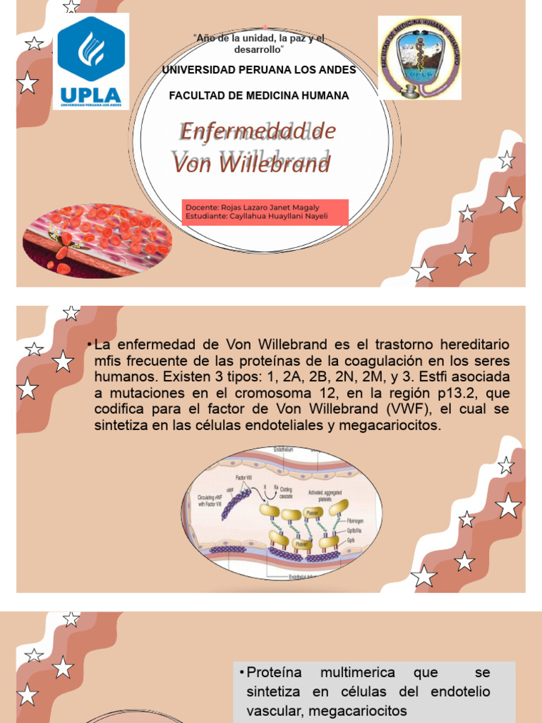 Enfermedad de Von Willebrand | PDF | Plaqueta | Coagulación
