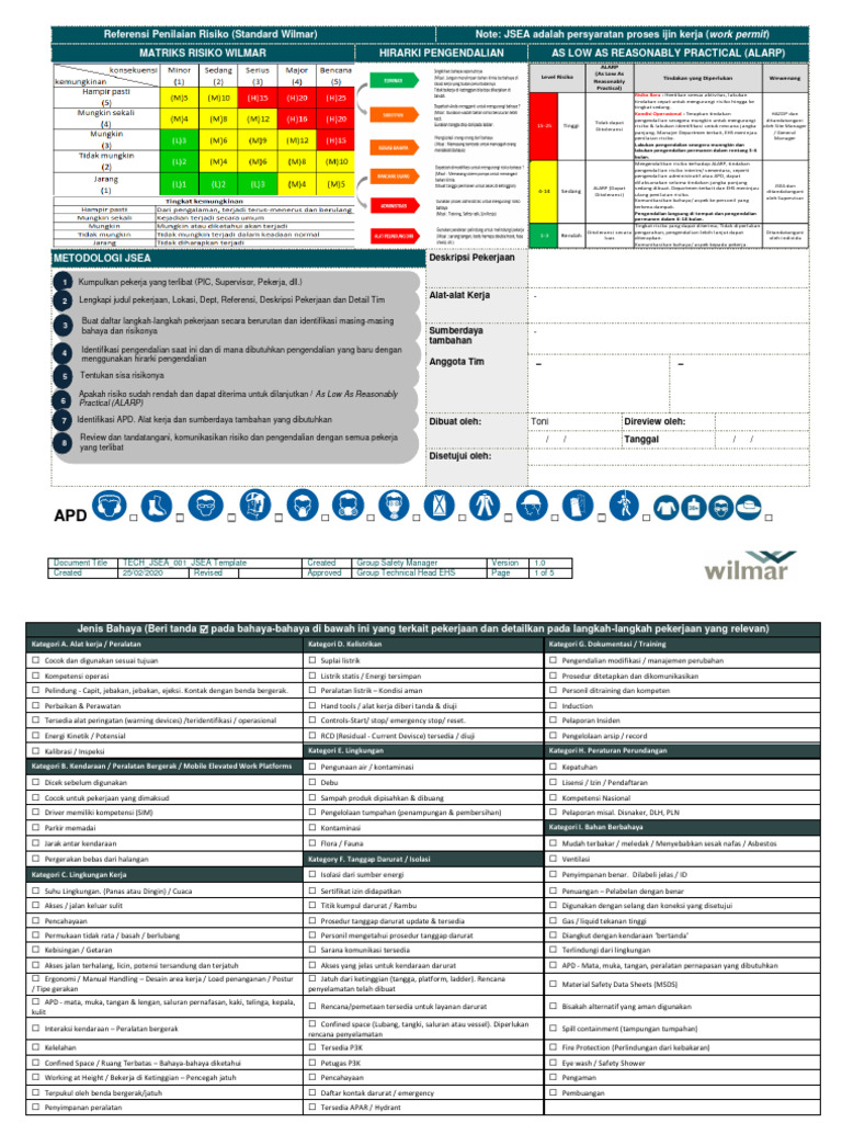 JSA Maintenance Jetty 25-04-2023 | PDF