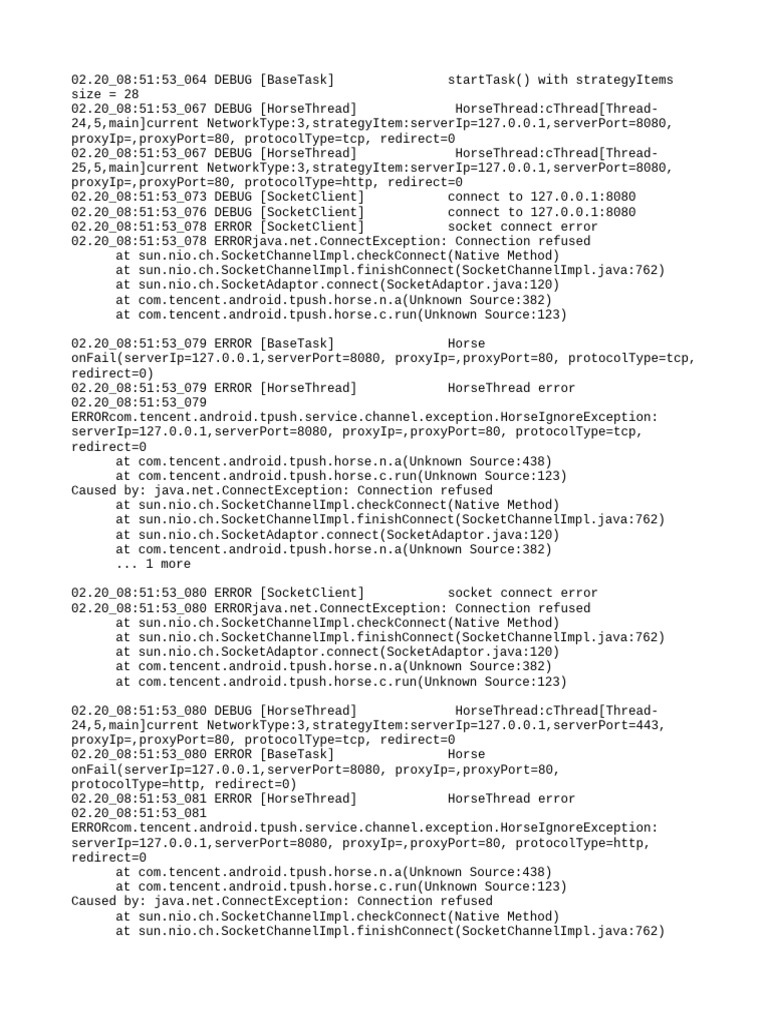 log-20240220_0853_1 | PDF | Thread (Computing) | System Software