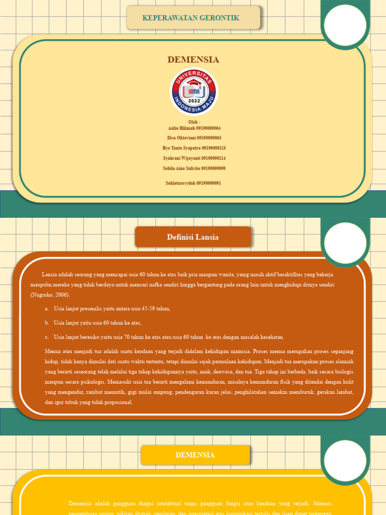 Demensia | PDF | Pengembangan Diri