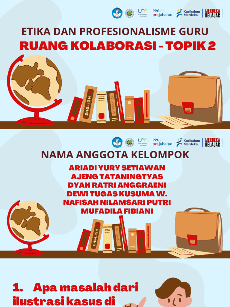 Kelompok - Etika - Topik 2 - Ruang Kolaborasi | PDF | Pengembangan Diri | Karier & Perkembangan