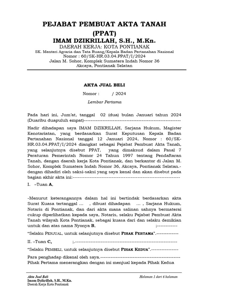 Ajb Dengan Kuasa | PDF