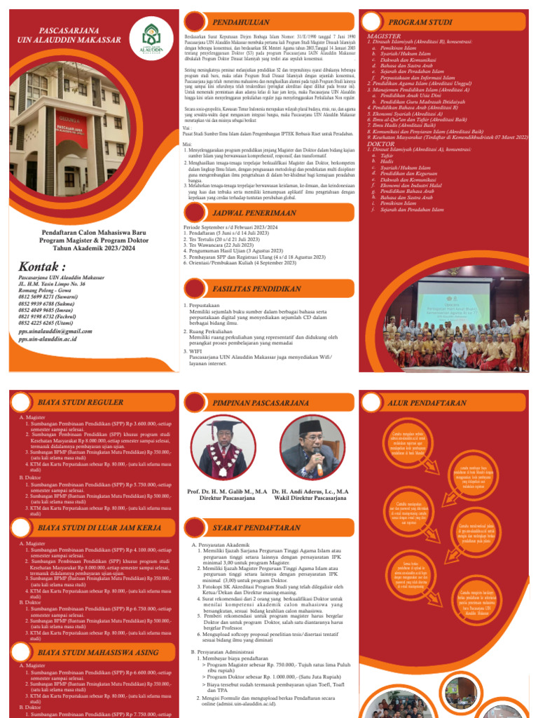 New Brosur Pascasarjana 2023-2024 | PDF