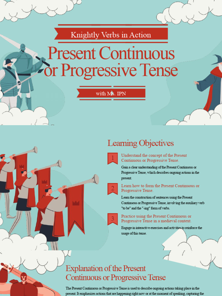 Mastering Present Continuous Tense | PDF | Grammatical Tense | Verb