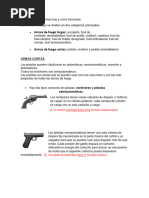 Armas Automaticas y Semiautomáticas | PDF | Pistola | Armas de fuego