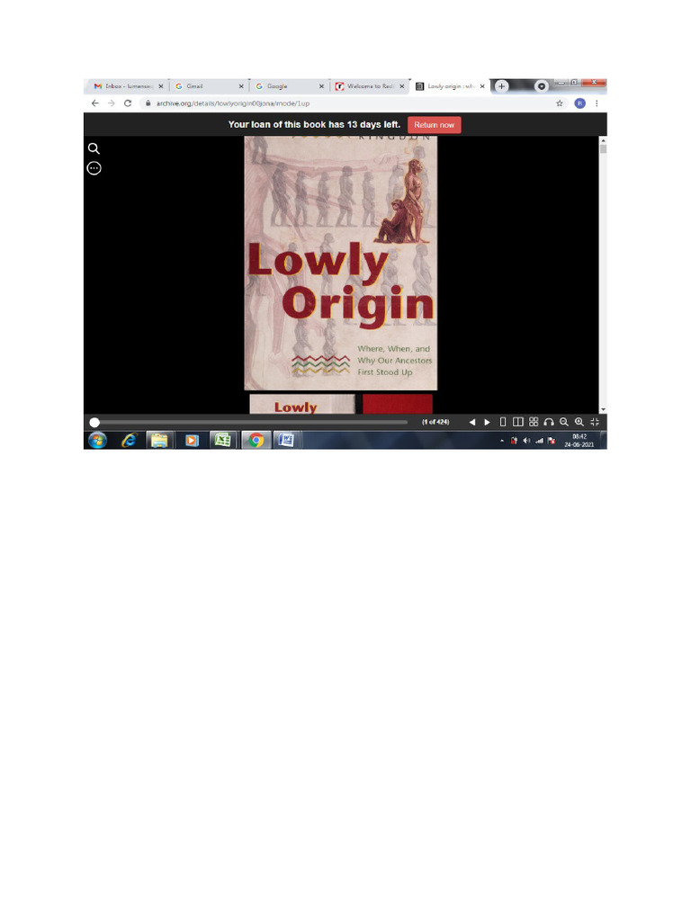 Lowly Origin | PDF | Bipedalism | Human