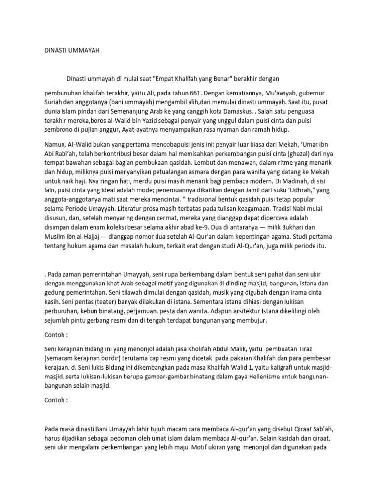 Sejarah Islam | PDF | Puisi | Klasik