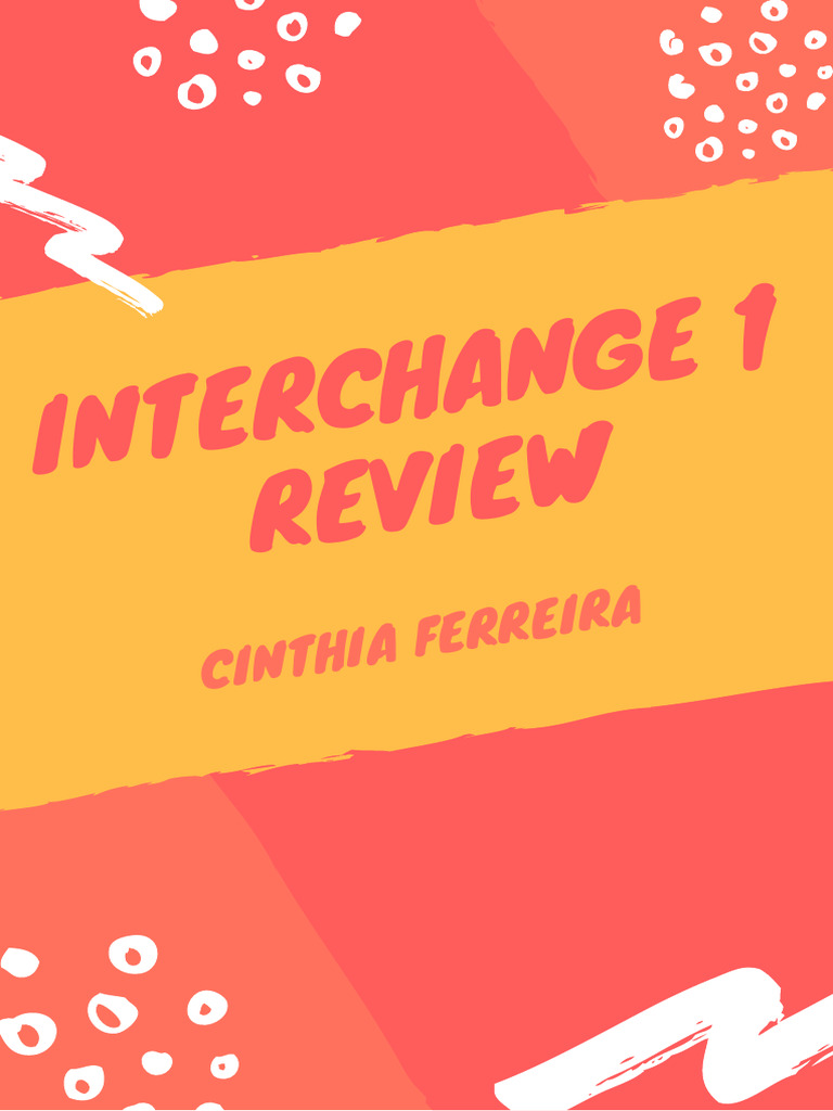 Interchange 1 Review | PDF Interchange 1 Review | PDF