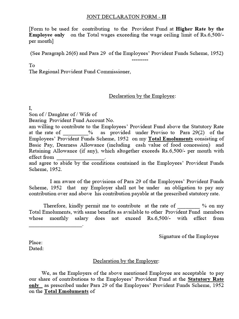 JD Form Ii | PDF | Employment | Business