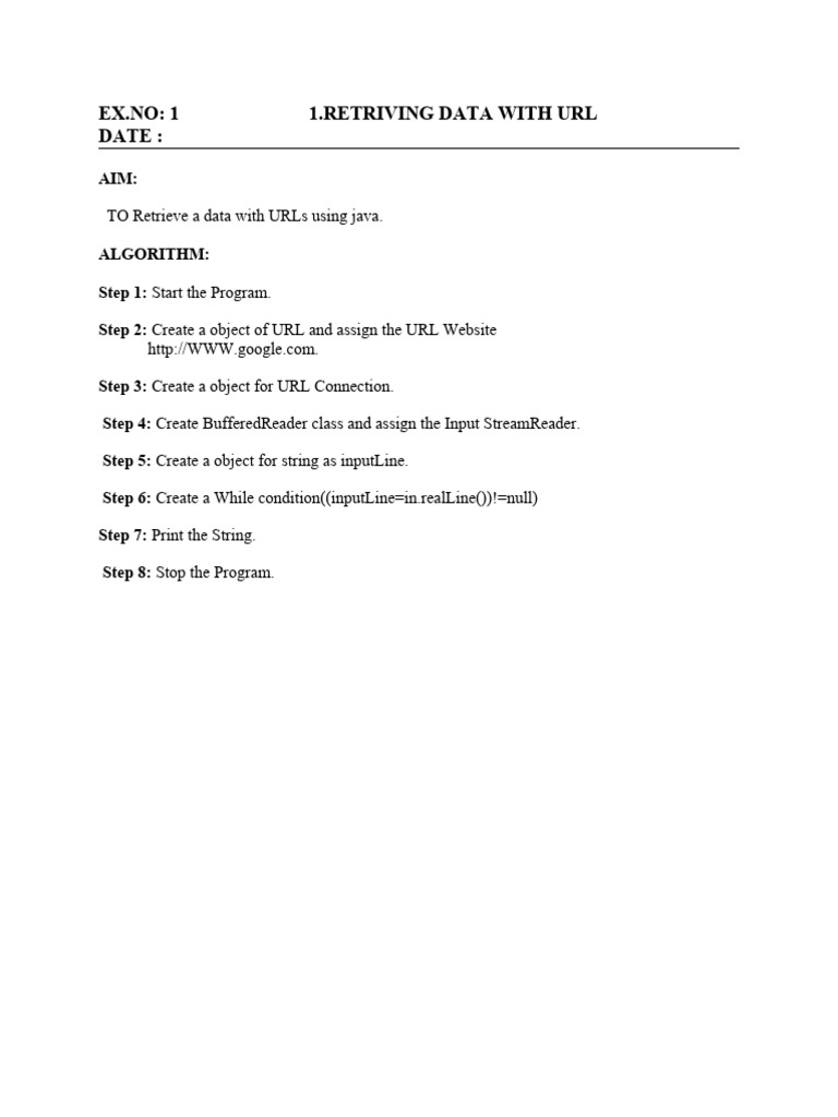 Networking Aim Algorithm Pdf Network Socket Port Computer Networking