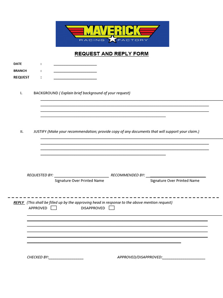 RNR Form | PDF | Finance & Money Management