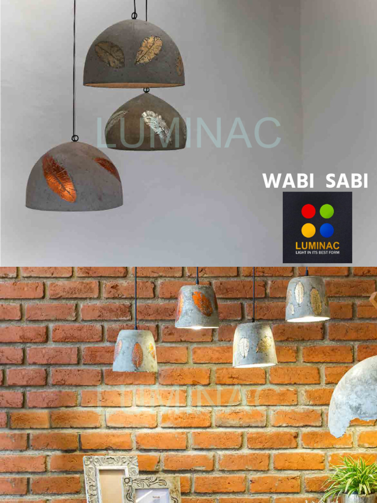 Luminac Wabi Sabi Lighting Collection | PDF