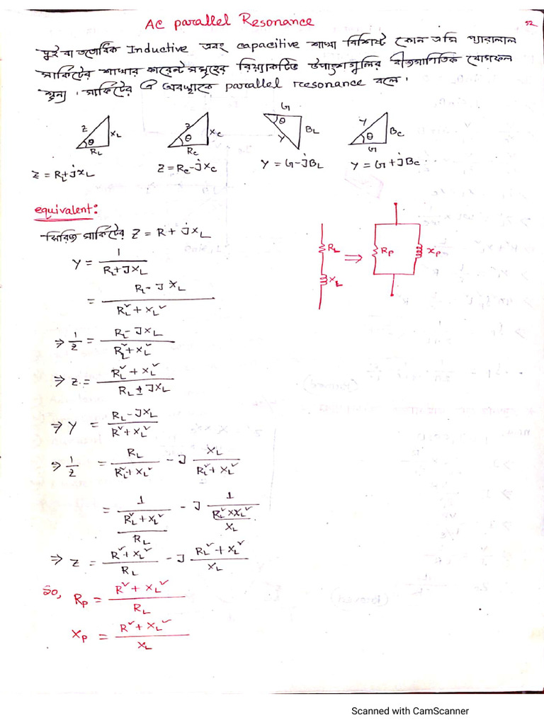 AC Parallel Resonance Circuit | PDF AC Parallel Resonance Circuit | PDF