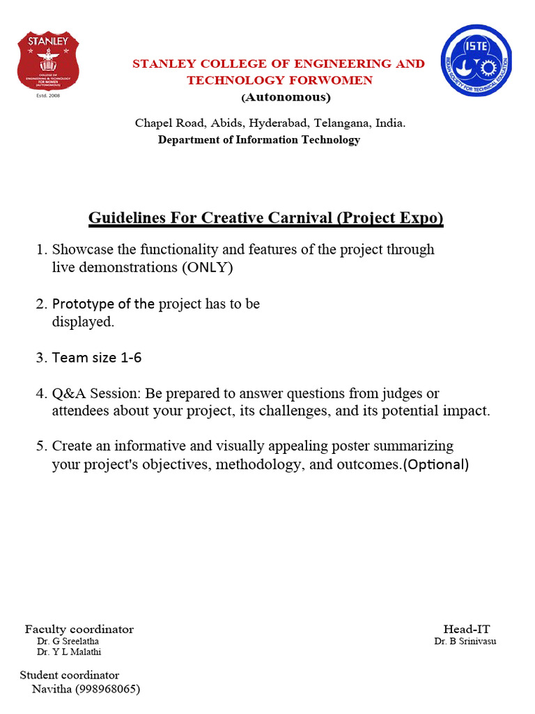 Expo Guidelines | PDF | Art | Computers