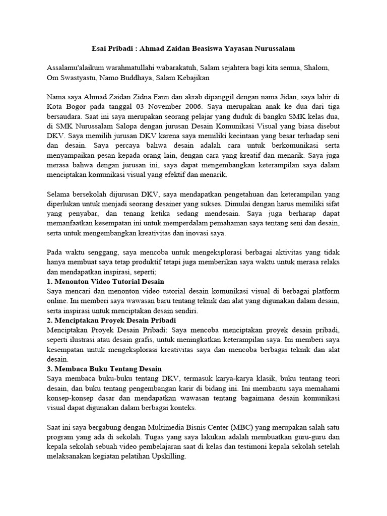 Esai Ahmad Zaidan Zidna Fann (1) (AutoRecovered) | PDF