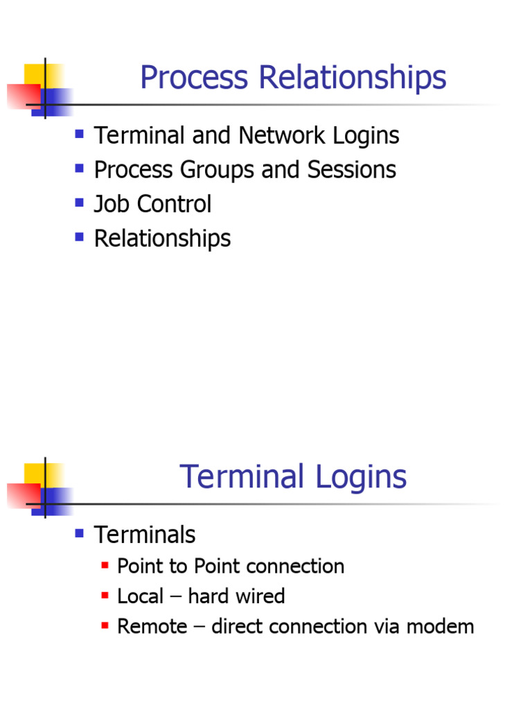 Process Relationships | PDF | Concurrent Computing | Process (Computing)
