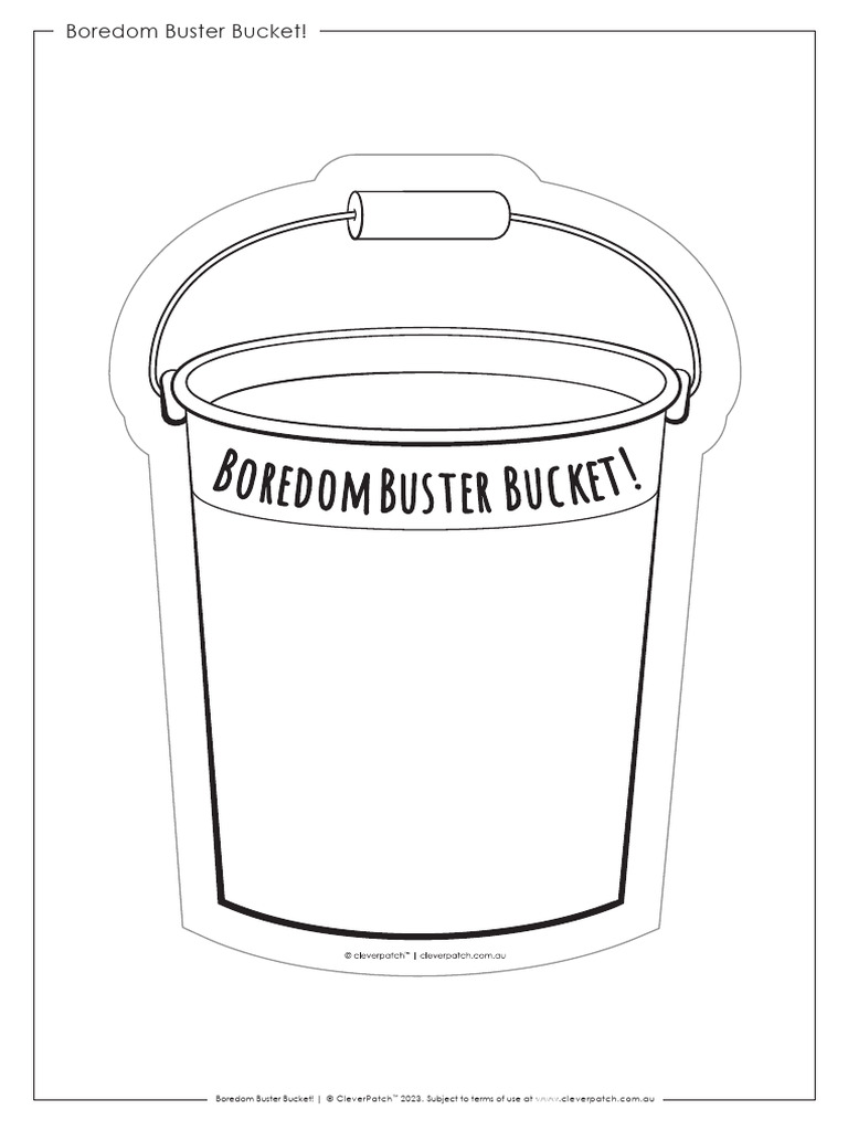 Boredom Buster Bucket | PDF