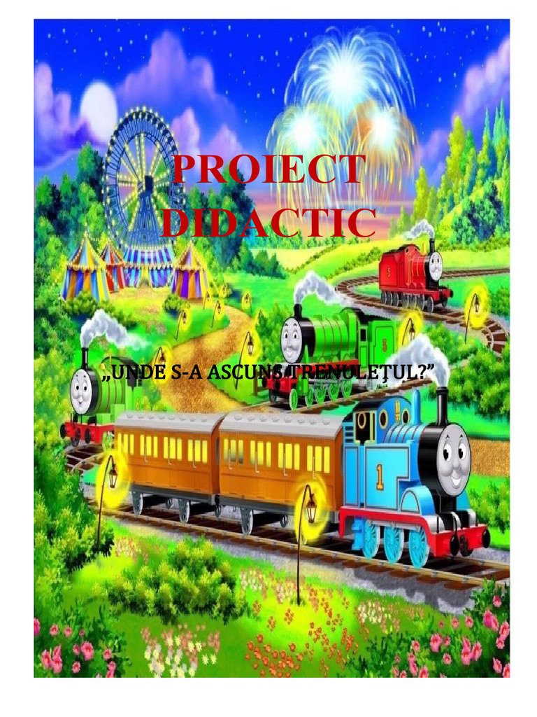 Joc Didactic Pozitii Spatiale - Proiect Didactic | PDF