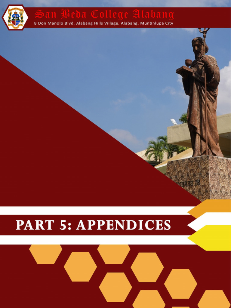 Comprehensive Institutional Appendices | PDF | Curriculum | Human Resource Management