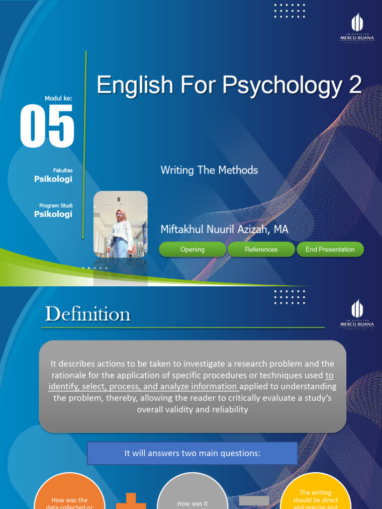 TM 5 - Writing A Method | Download Free PDF | Methodology | Qualitative ...
