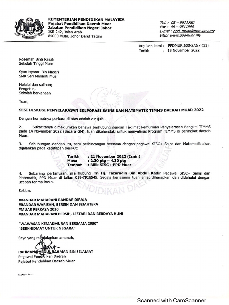 Sesi Diskusi Penyelarasan Ekplorasi Sain | PDF