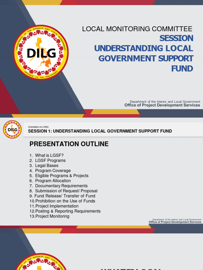 Local Government Support Fund | PDF