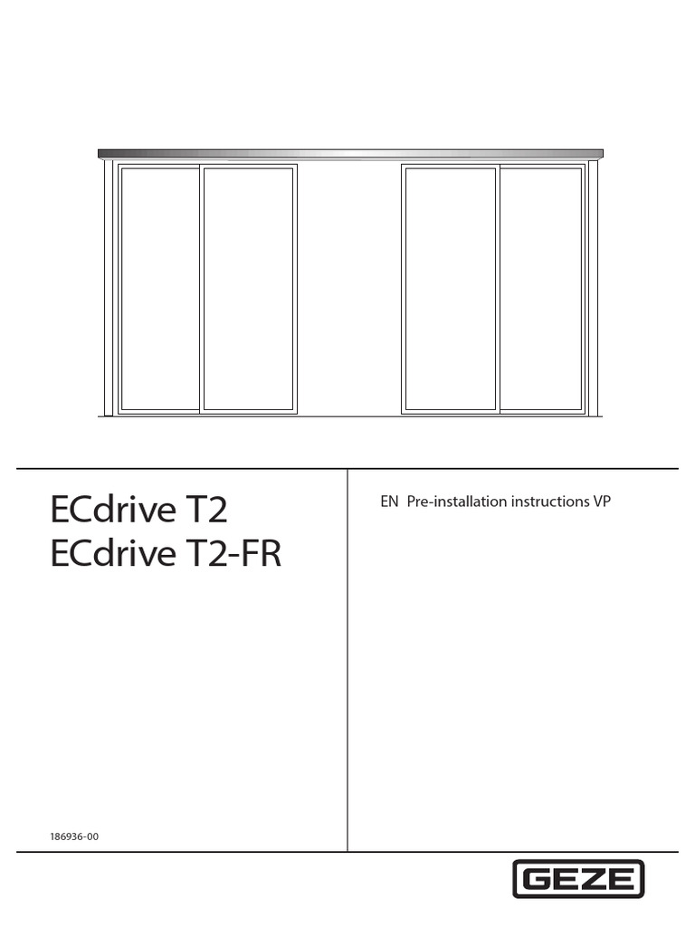 GEZE - Installation Instructions - EN - 1105614 | PDF | Belt ...