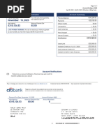 Bank Statement Citibank | PDF | Banks | Citigroup