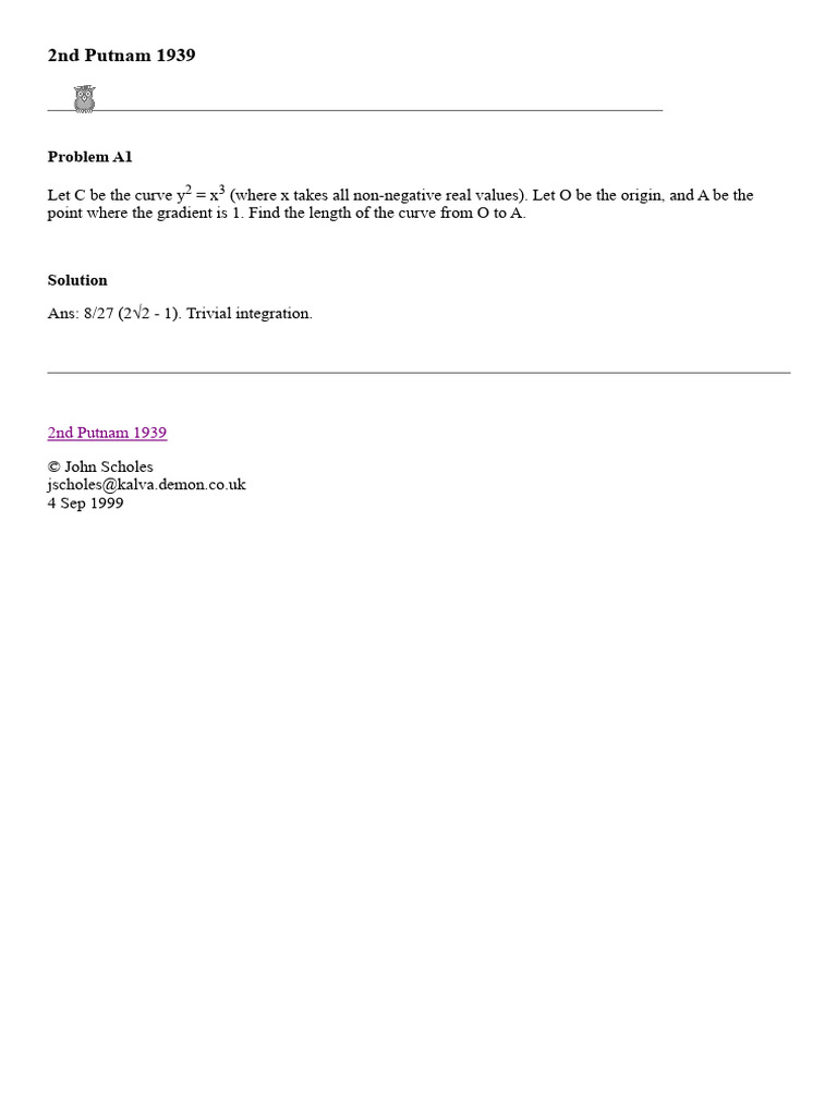 G13 1939 PUTNAM Web Solution | PDF