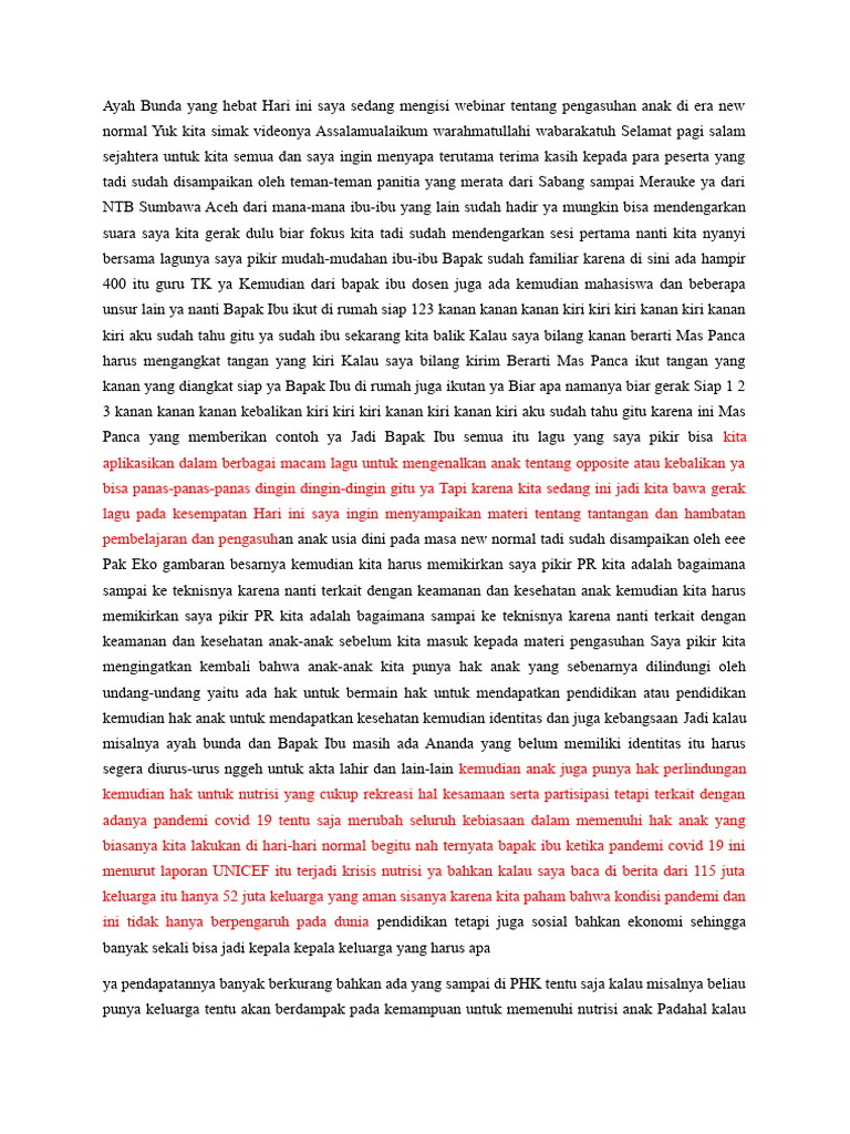 Perte 1, Analisis Video | PDF