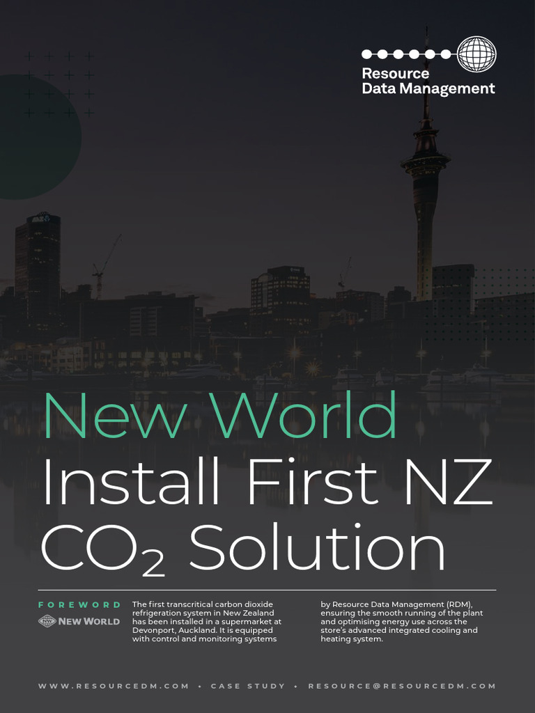 Rdm Case Study New World V22 Hq Com Pdf Water Heating Refrigeration