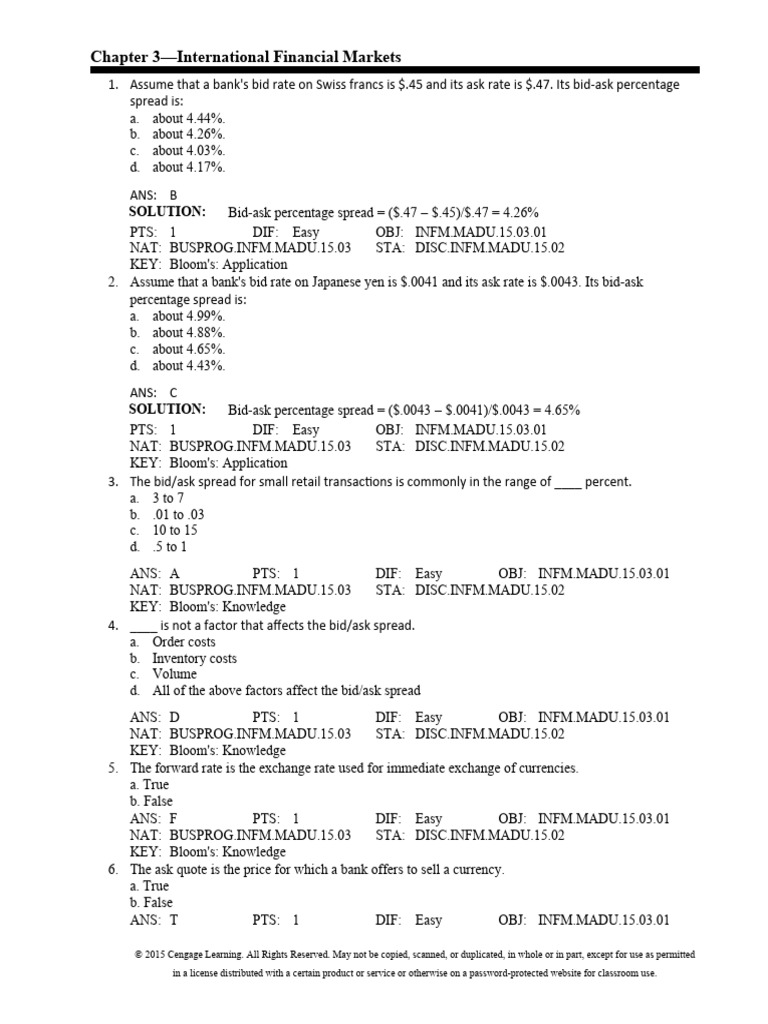 IFM12e Ch03 | PDF | Exchange Rate | American Depositary Receipt