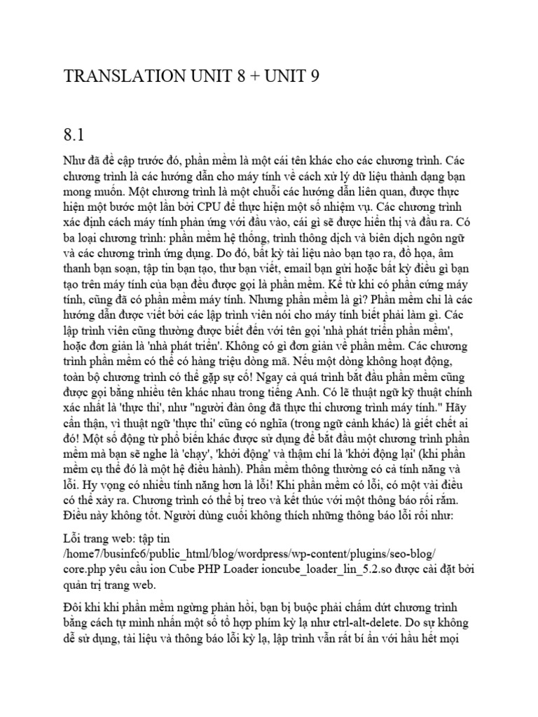 Homework UNIT 8+ UNIT 9 | PDF