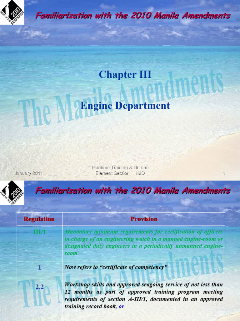 Chapter III - Rev MASH - 200211 | PDF | Ships | Engineering