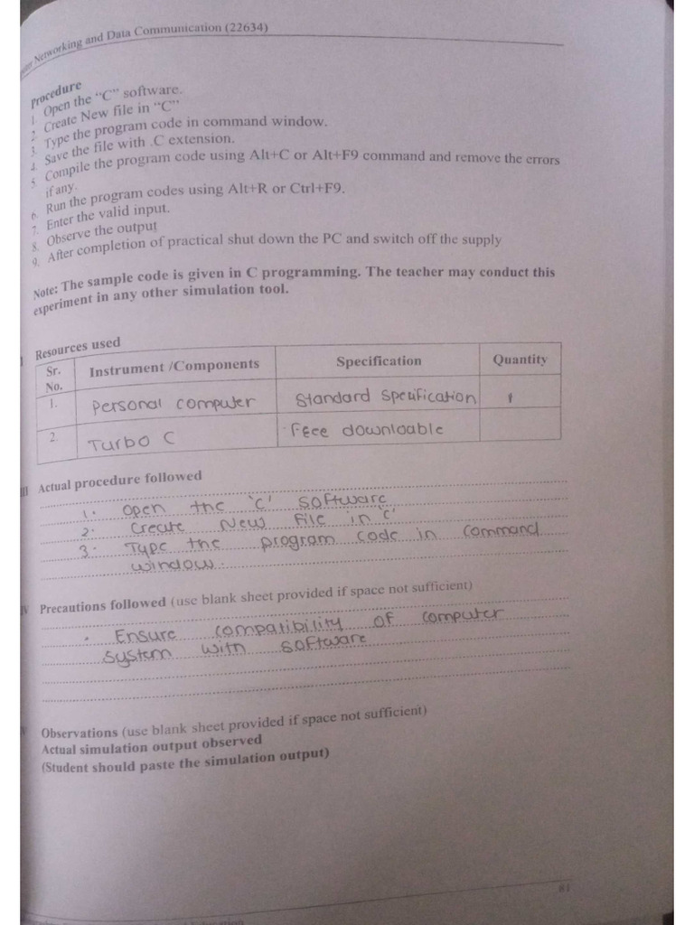 CND 9 Pratical | PDF