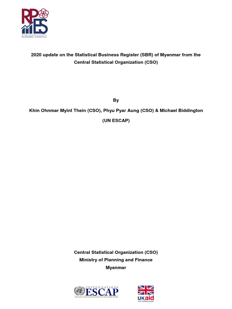 Myanmar Sbr Report Website Pdf