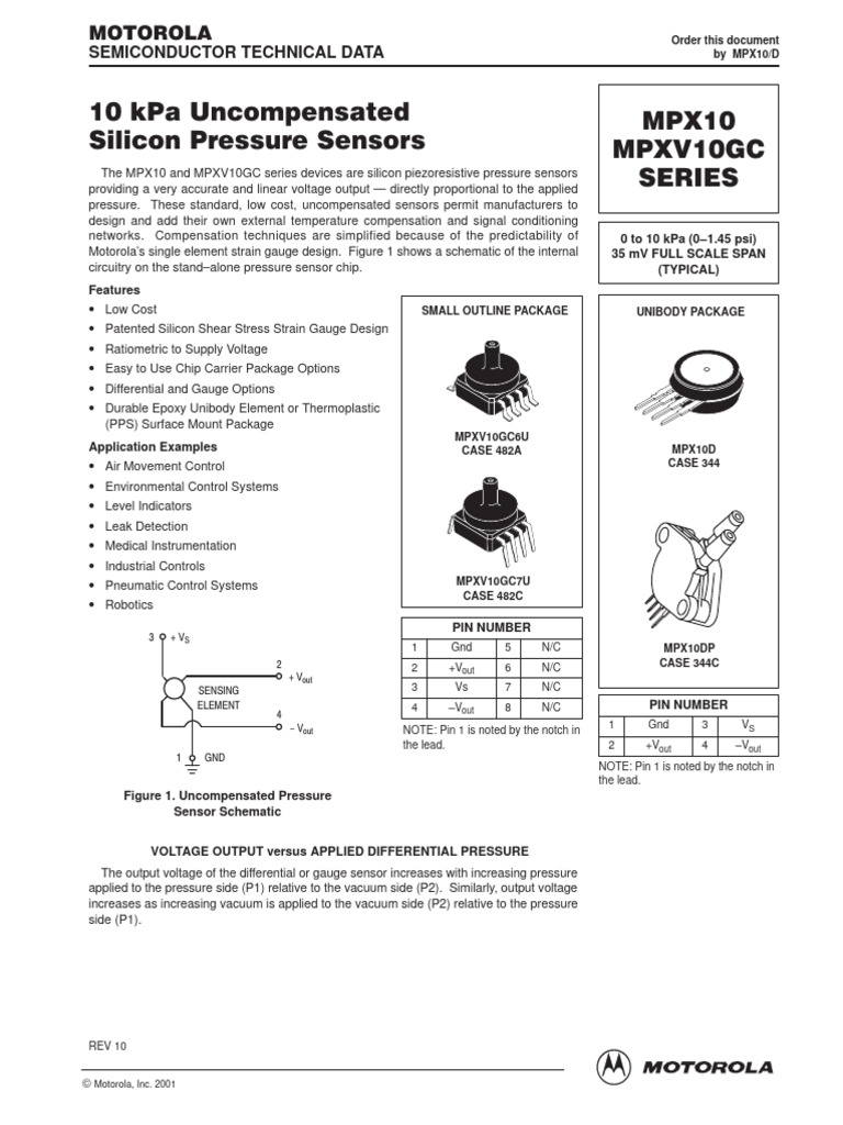 Pressure Sensor | PDF