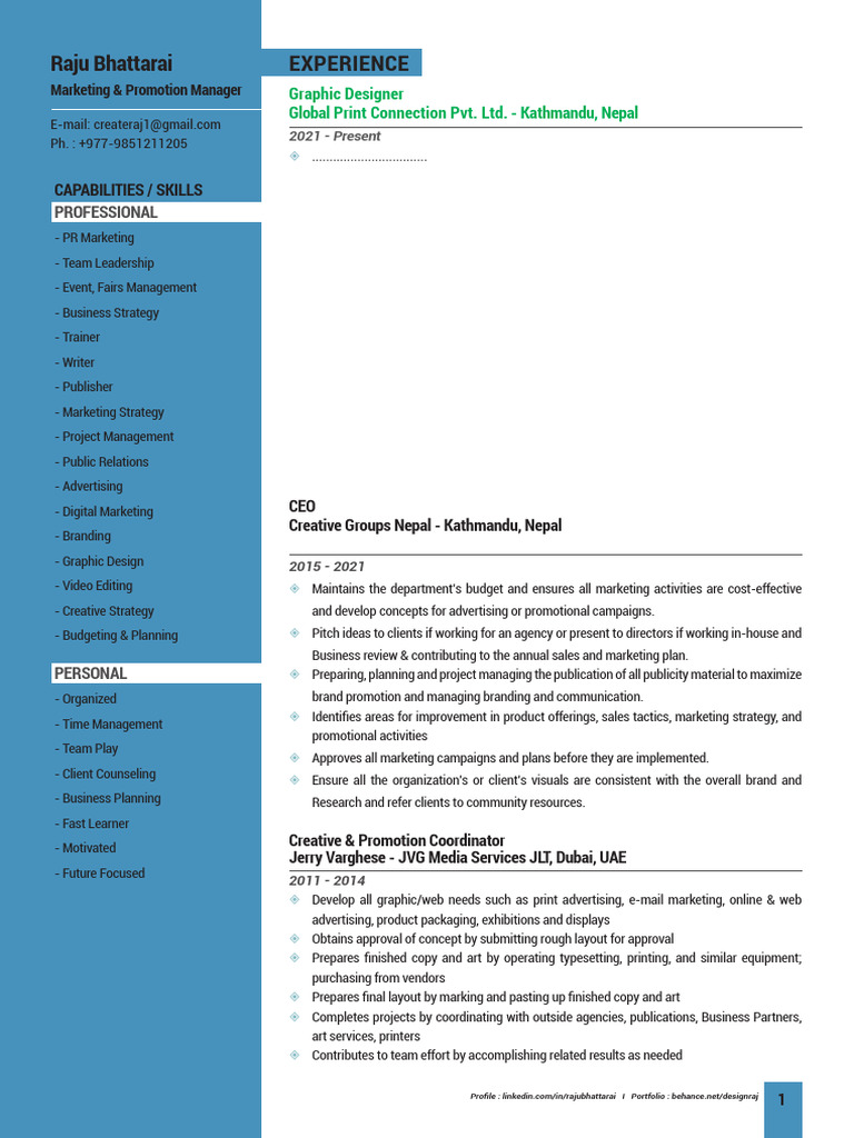 CV Sample | PDF