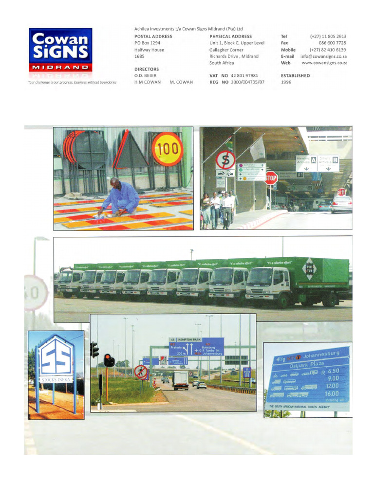 Road Signs Catalogue1 | PDF