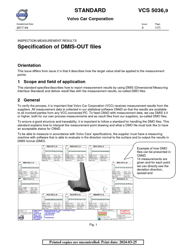 Standard VCS 5036,: Volvo Car Corporation | PDF | Engineering Tolerance ...