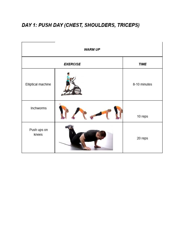 Liam Plan 3 Day Split | PDF | Weight Training | Physical Fitness