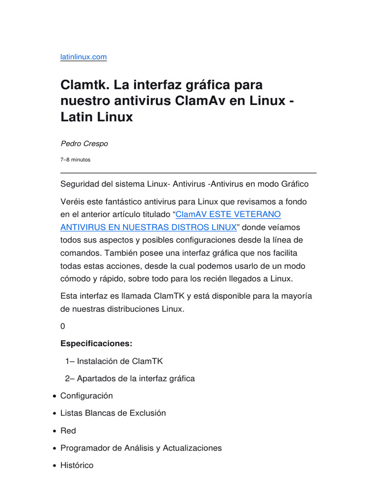 Clamtk. La Interfaz Gráfica para Nuestro Antivirus ClamAv en Linux ... Clamtk. La Interfaz Gráfica para Nuestro Antivirus ClamAv en Linux ...