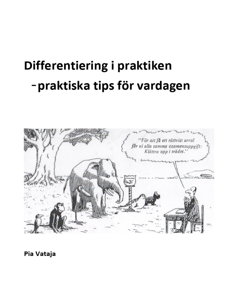 Differentiering I Praktiken Pia Vataja | PDF