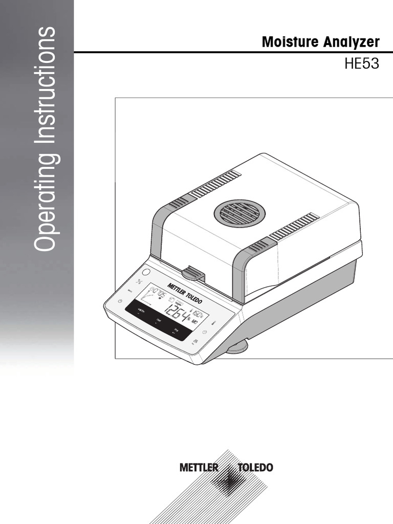 Mettler He53 Moisture Balance Im | PDF