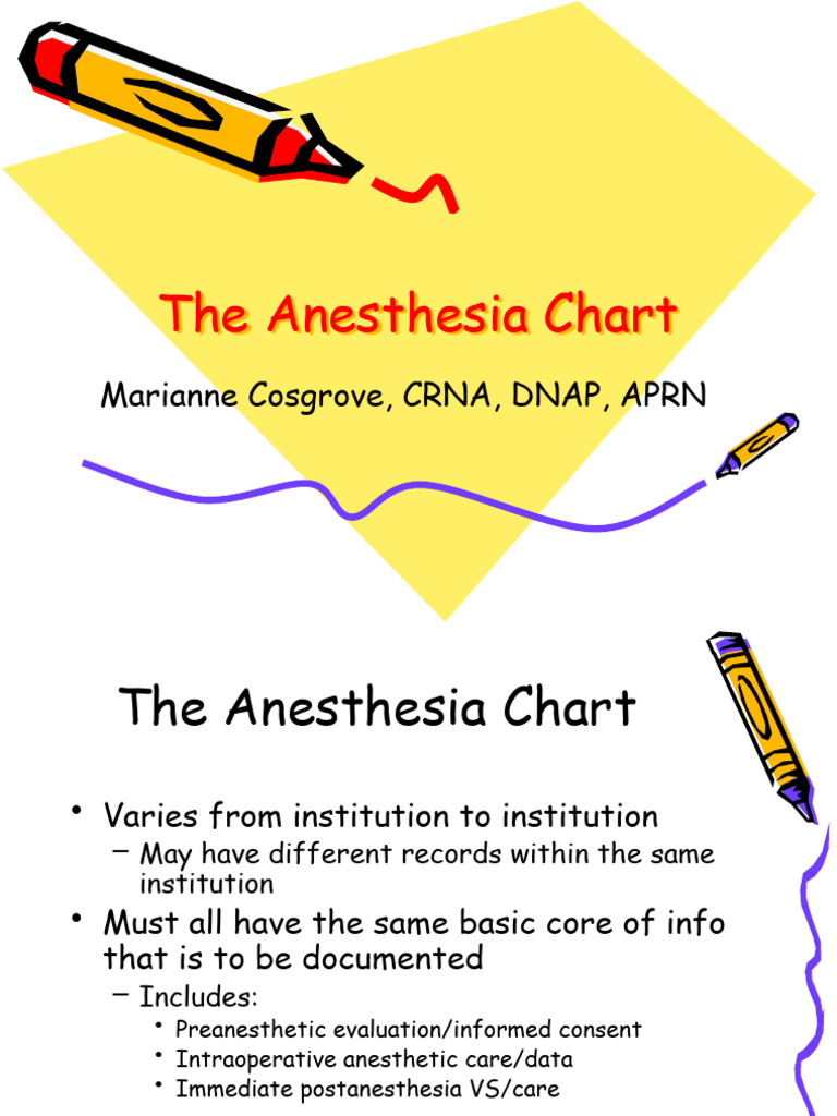 The Anesthesia Chart | PDF | Anesthesia | Clinical Medicine