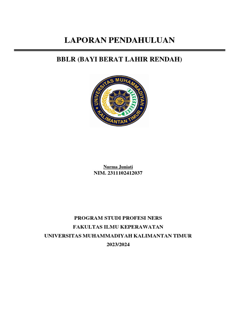 Panduan Lengkap BBLR pada Bayi | PDF | Kesehatan Holistik