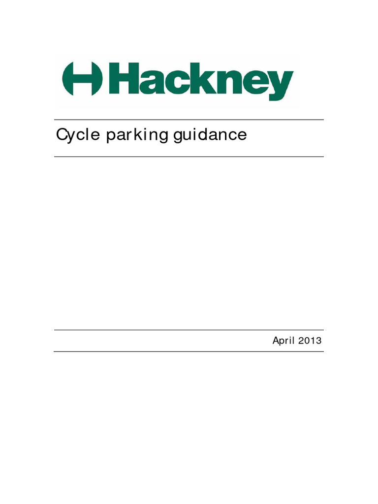 Cycle Parking Guidance | PDF | Door | Parking
