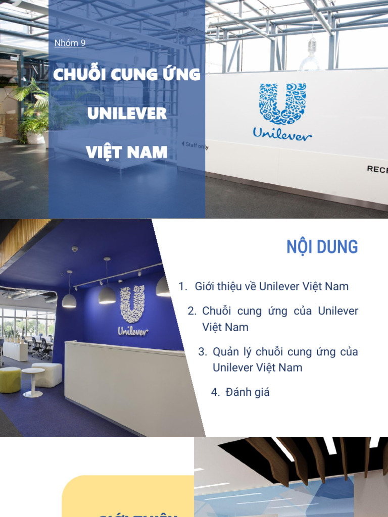 SCM - Nhóm 9 - Chuỗi cung ứng của Unilever Việt Nam - Slide | PDF
