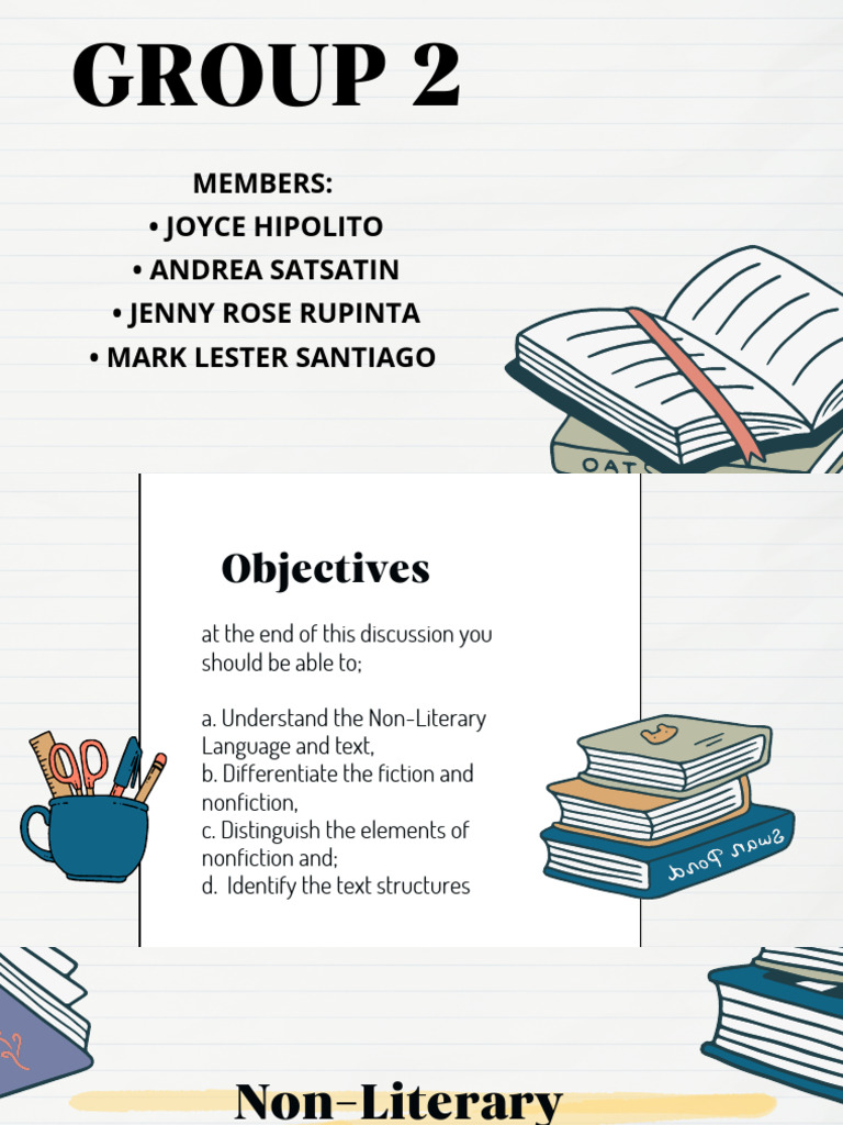 Understanding Non-Literary Texts | PDF | Non Fiction | Writing