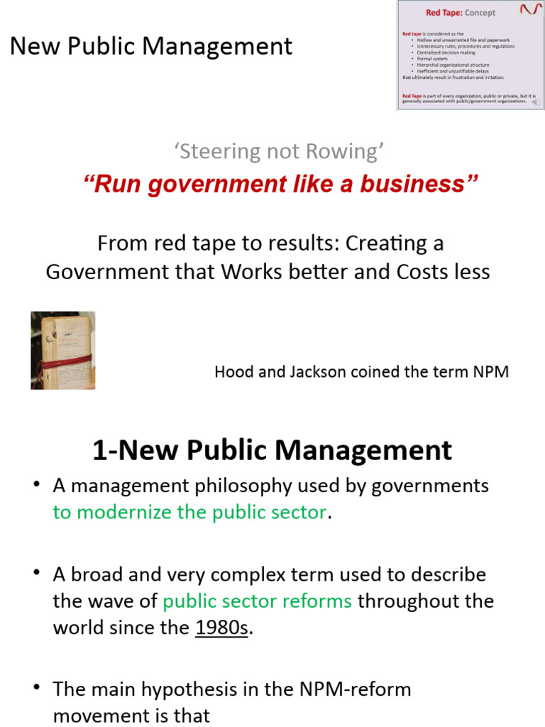 New Public Management Explained | PDF | Governance | Decentralization
